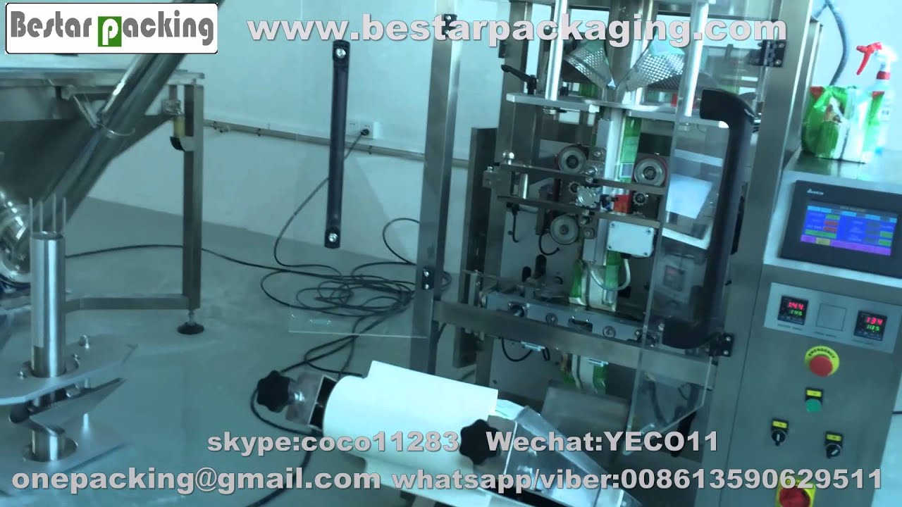 Powder packing machine automatic from A to Z operation assembly ,with ...