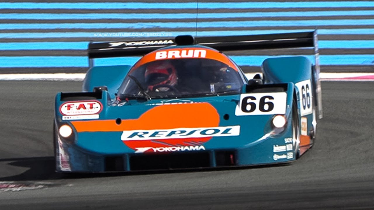 1991 Brun C91 Group C Car: Warm Up, Accelerations & Judd EV 3.5L V8 ...