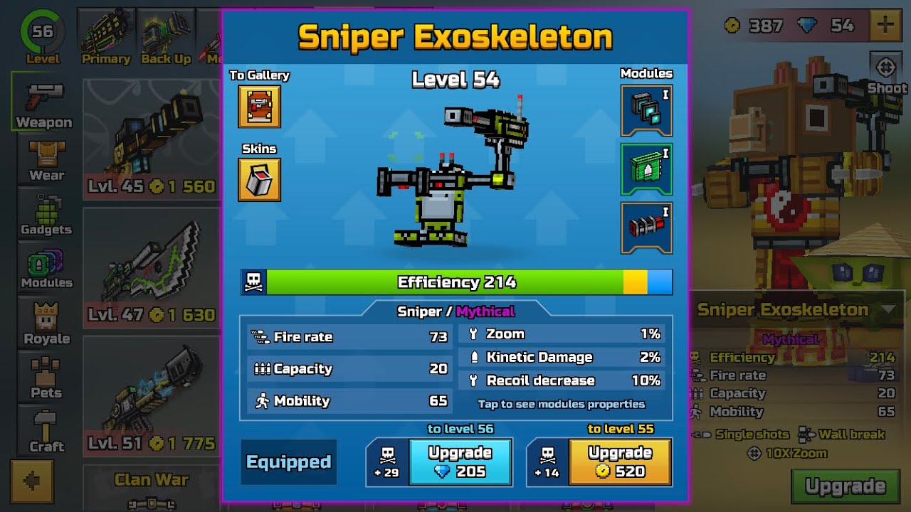 PG3D | Sniper Exoskeleton Gameplay | - YouTube