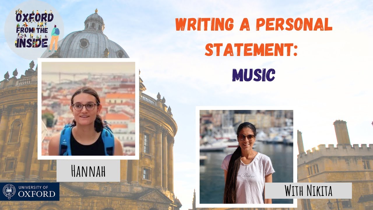 Oxford from the Inside #135: Writing a Personal Statement for Music ...