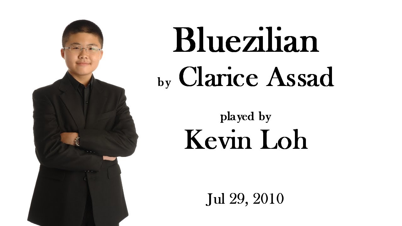 Bluezilian Clarice Assad ( quartet ) played by Kevin x 4 - YouTube