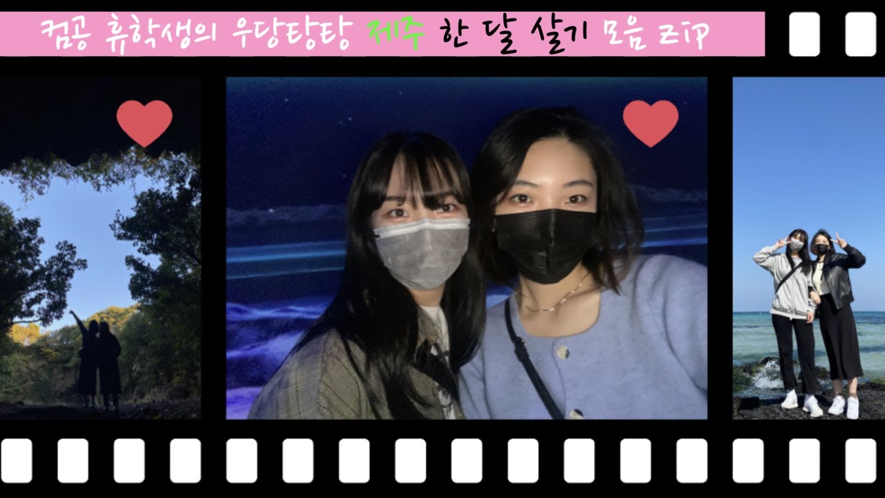 휴학생들의 우당탕탕 제주 한 달 살기 Vlog 제주도 여행 코스 추천뚜벅이 여행부릉이 여행무계획 여행게하스텝게스트