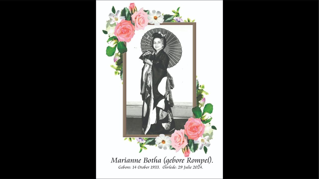 Marianne Botha - Troosdiens. - YouTube