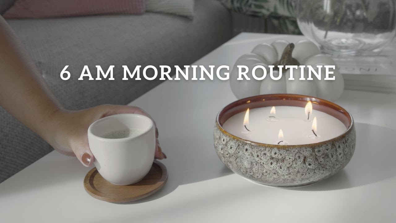 6 am morning routine│ Make breakfast buns│ Deep clean day │ Slow living ...