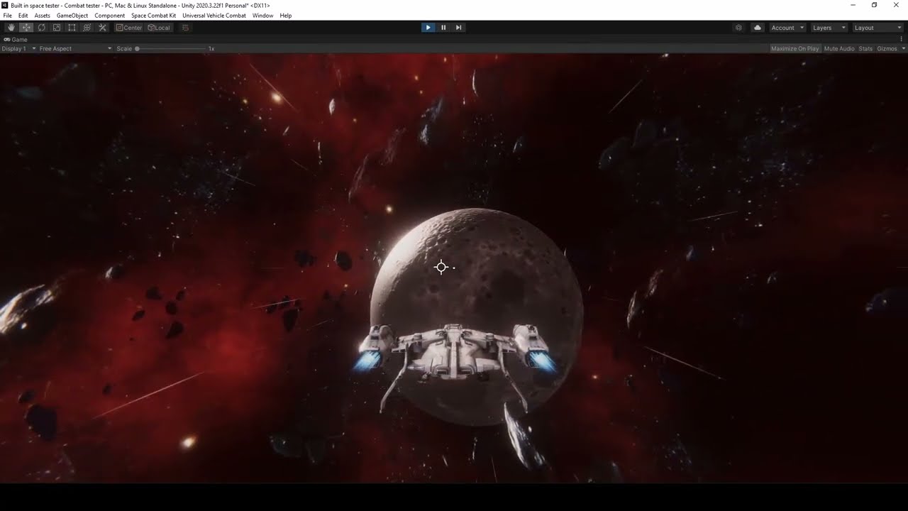Animated Skyspheres + Space Combat Kit - YouTube