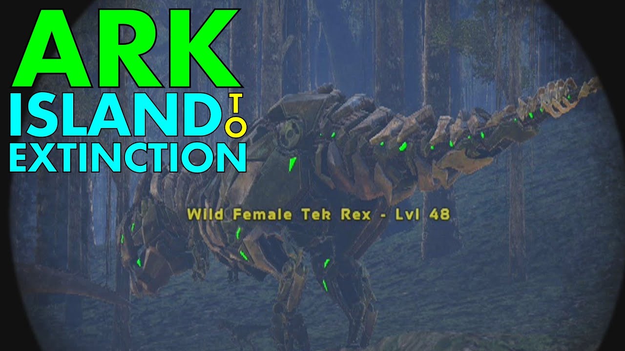 [68] Tek Rex Spotted! (ARK Island To Extinction: The Island) - YouTube