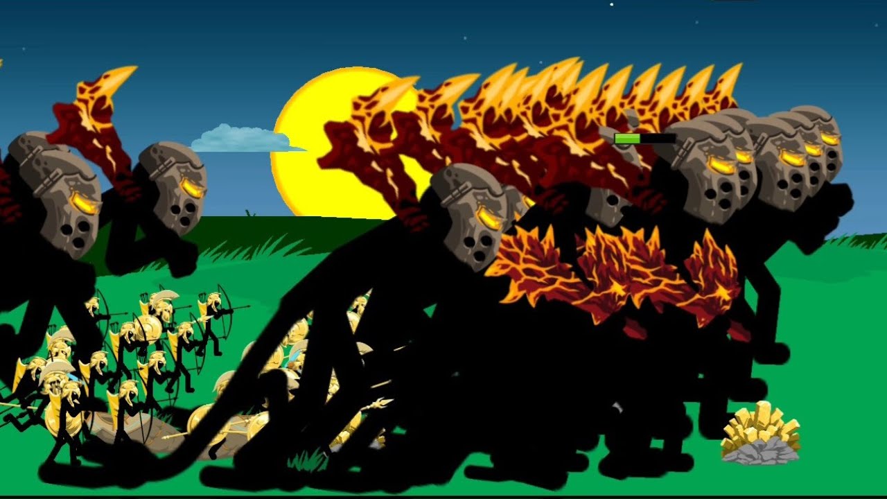 GOLDEN ARMY, GRIFFON GIANT vs INSANE DIFFICULTY MISSION. STICK WAR ...