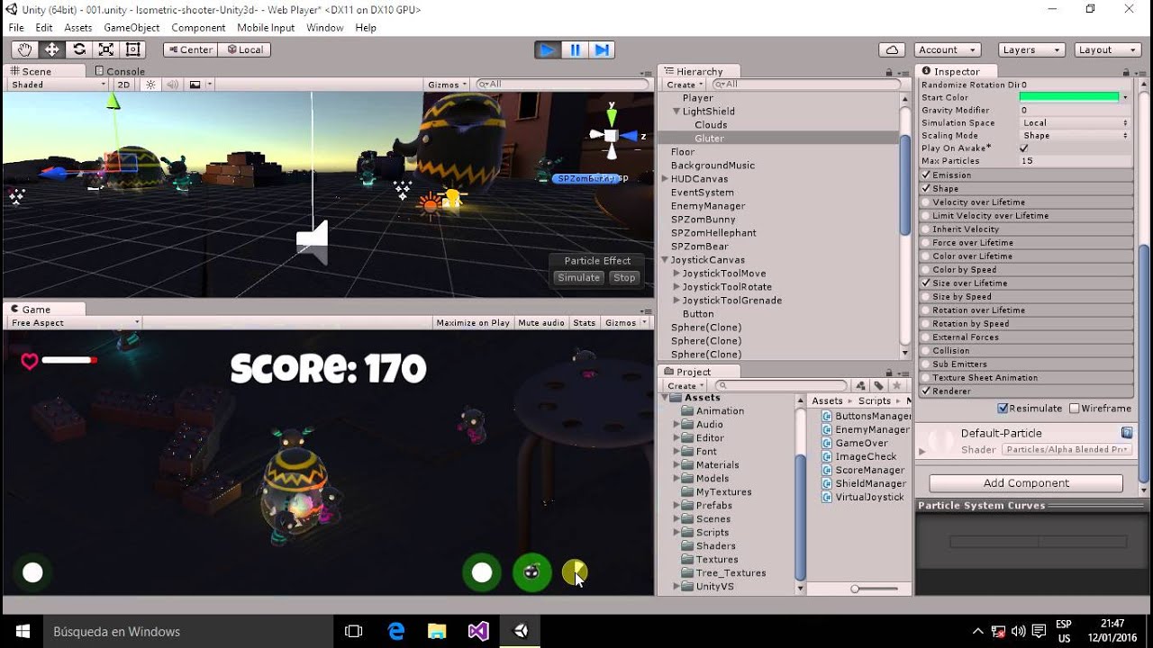 Generic Movile input controls and Light Shield for Unity Isometric ...