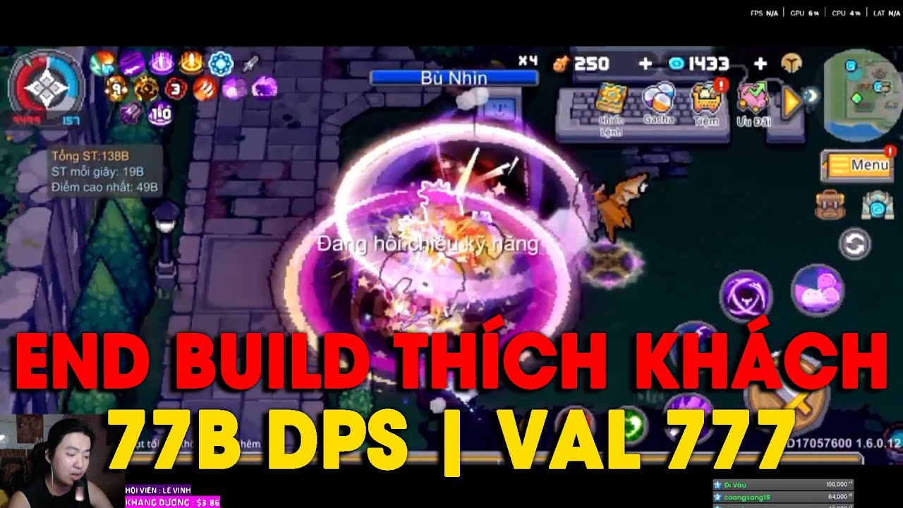 End Build Thích Khách 77B DPS Val 777 | SS2 Soul Knight Prequel #Công ...