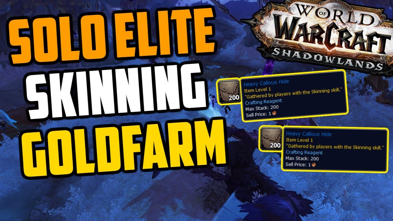 SOLO Skinning Goldfarm - INSANE Amounts of Heavy Callous Hides ...