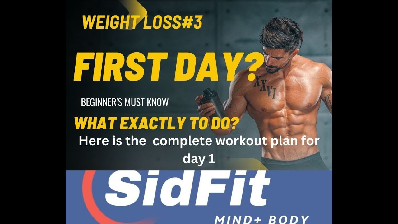Weight Loss Sr #3| Day 1 complete workout plan for beginner| Fat loss ...
