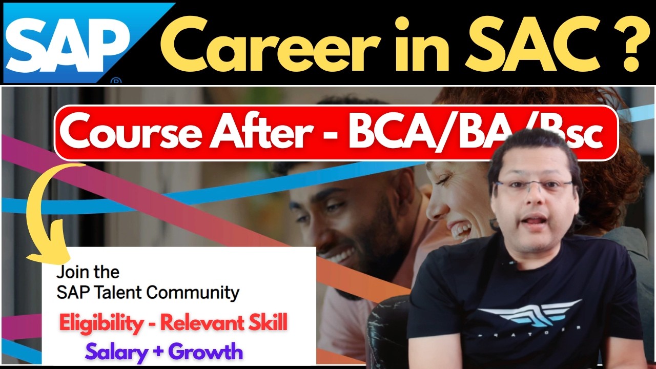 SAP Analytics Cloud (SAC) After your BA/Btech/BCA/MCA |SAP ERP ...