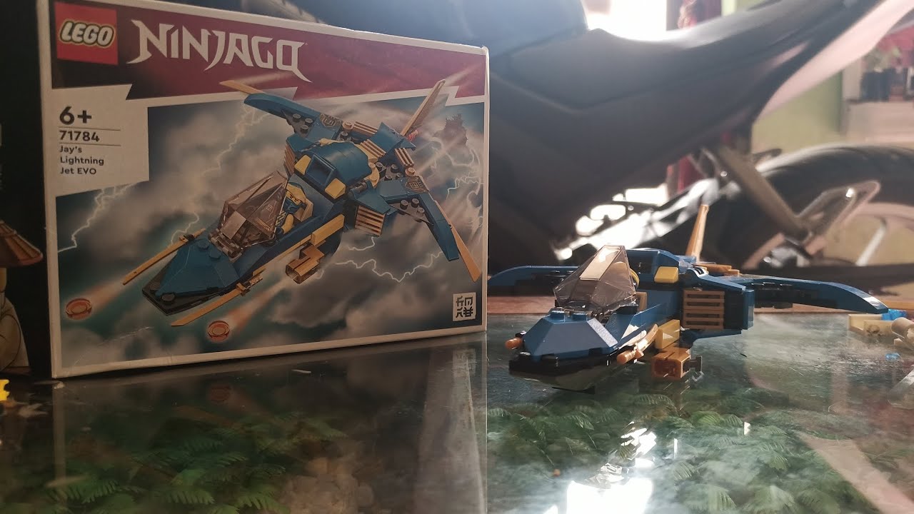 lego ninjago jay lightning jet EVO type 71784 6+ original lego set ...