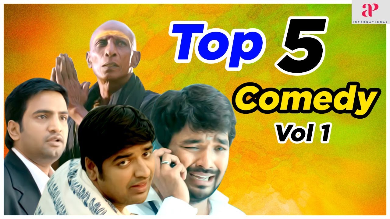 Top 5 Tamil Comedy Scenes | Vol 1 | Santhanam | Vikram | Nayanthara | Jai | Jiiva | Rajendran ...