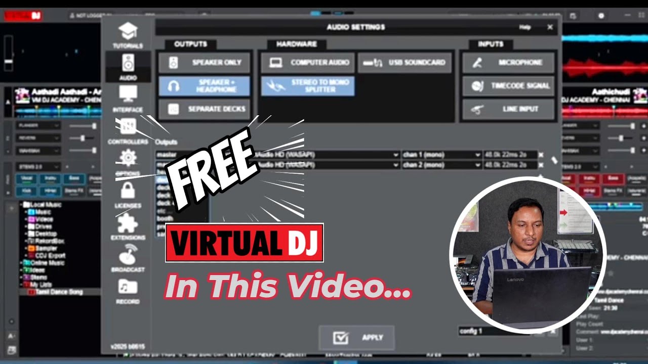 Beginner DJ Virtual DJ Free Download Basic DJ with Laptop No Need DJ ...