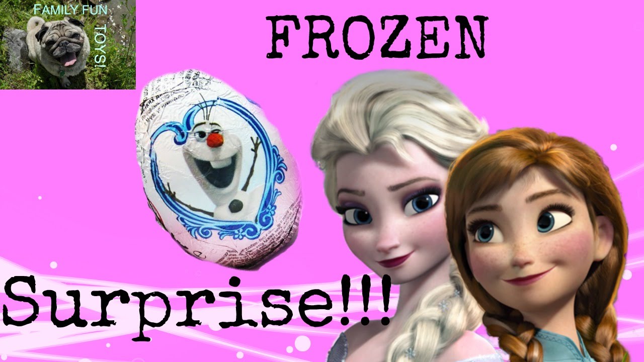 Disney FROZEN SURPRISE EGG and SURPRISE PACK Queen Elsa Olaf - YouTube