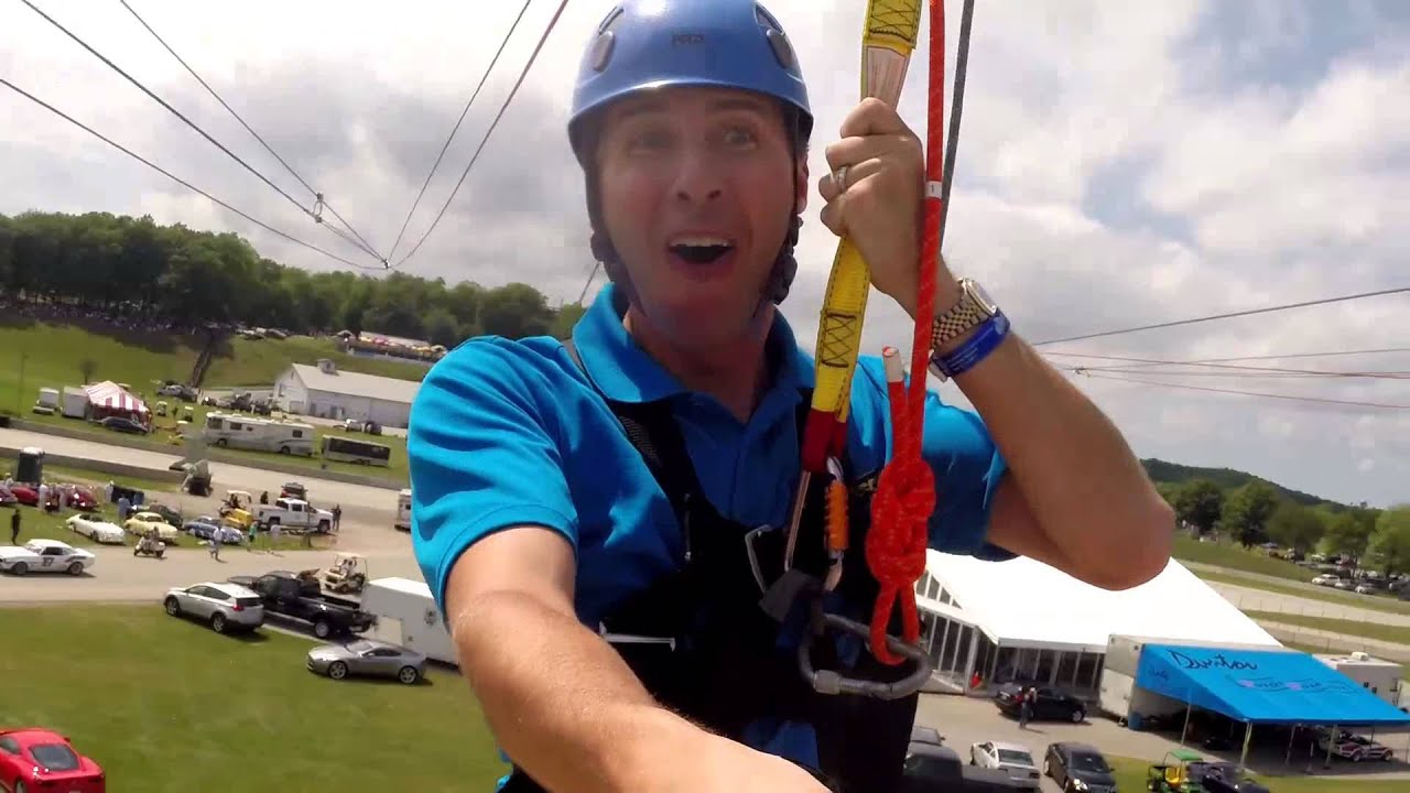 Road America's Zip Line - YouTube