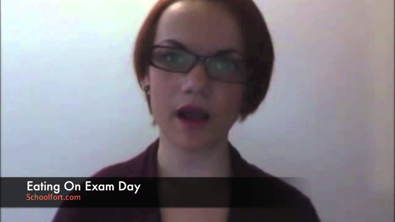Eat a slow release energy breakfast on the day of your exam - YouTube