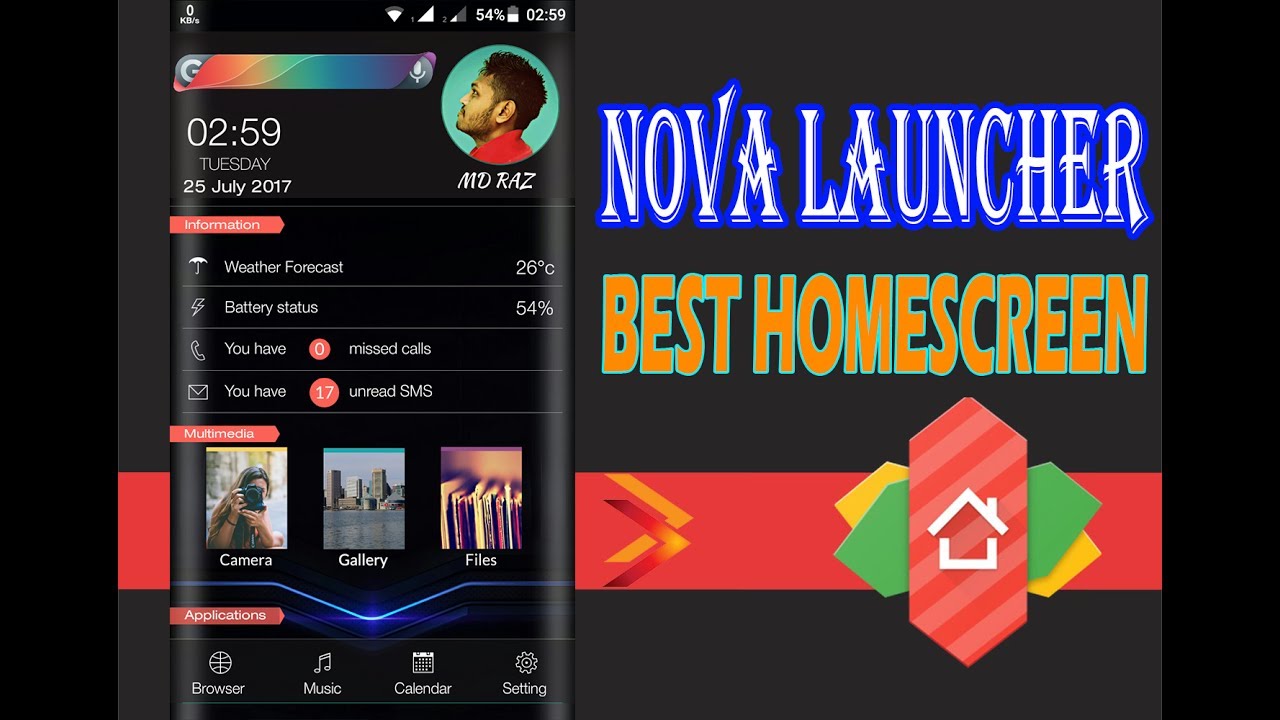 TUTORIAL || Nova Launcher Homescreen Setup Bangla 1 - YouTube