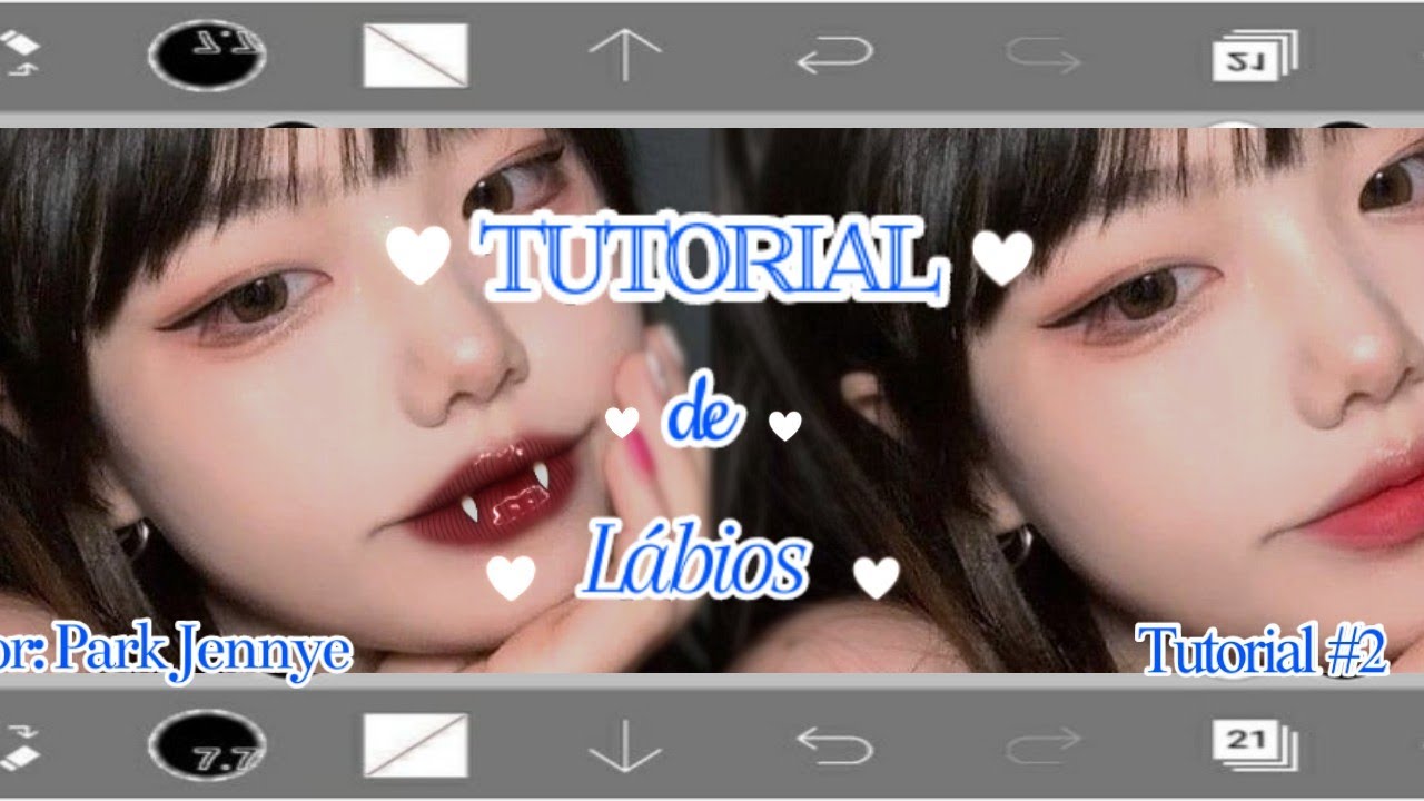 💙🤍Tutorial De Lábios Ibispaint X🤍💙 Tutorial #2 - YouTube