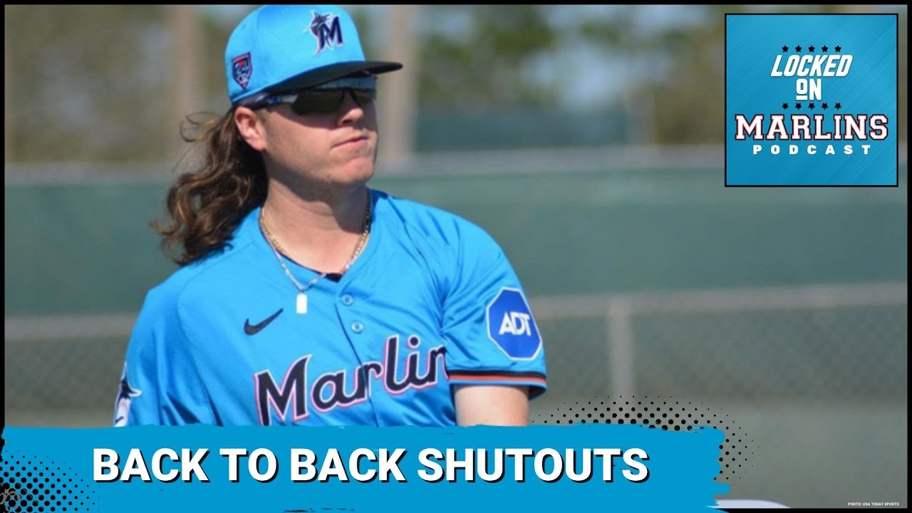 Marlins with back to back shutouts, first time since 2019 - YouTube