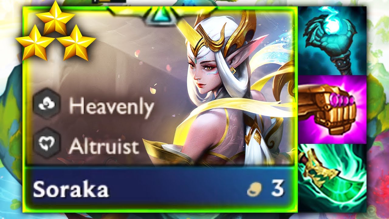 Yeni Patch 4 Bilge 3 Level ''Soraka'' Carry Kompu ! | SET 11 TFT - YouTube