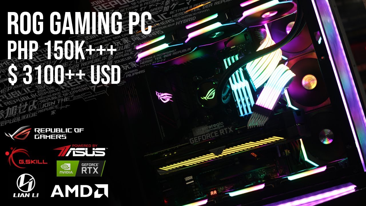 ROG GAMING PC - RYZEN 9 5900X + ROG STRIX RTX 3070, Lian Li 011 Dynamic ...