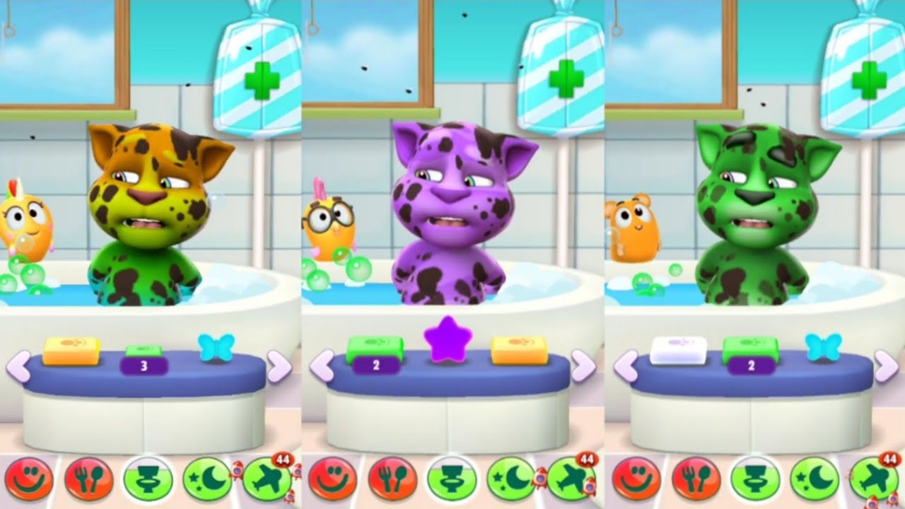Morning Bath!!! My Talking Tom3 | Android Gameplay - YouTube