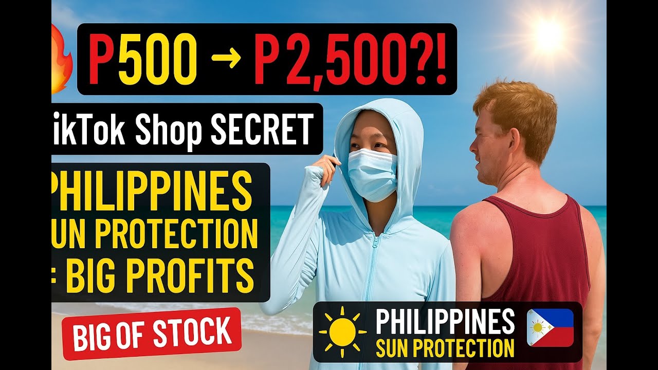 MASSIVE PROFIT OPPORTUNITY Philippines Sunscreen Clothing - YouTube