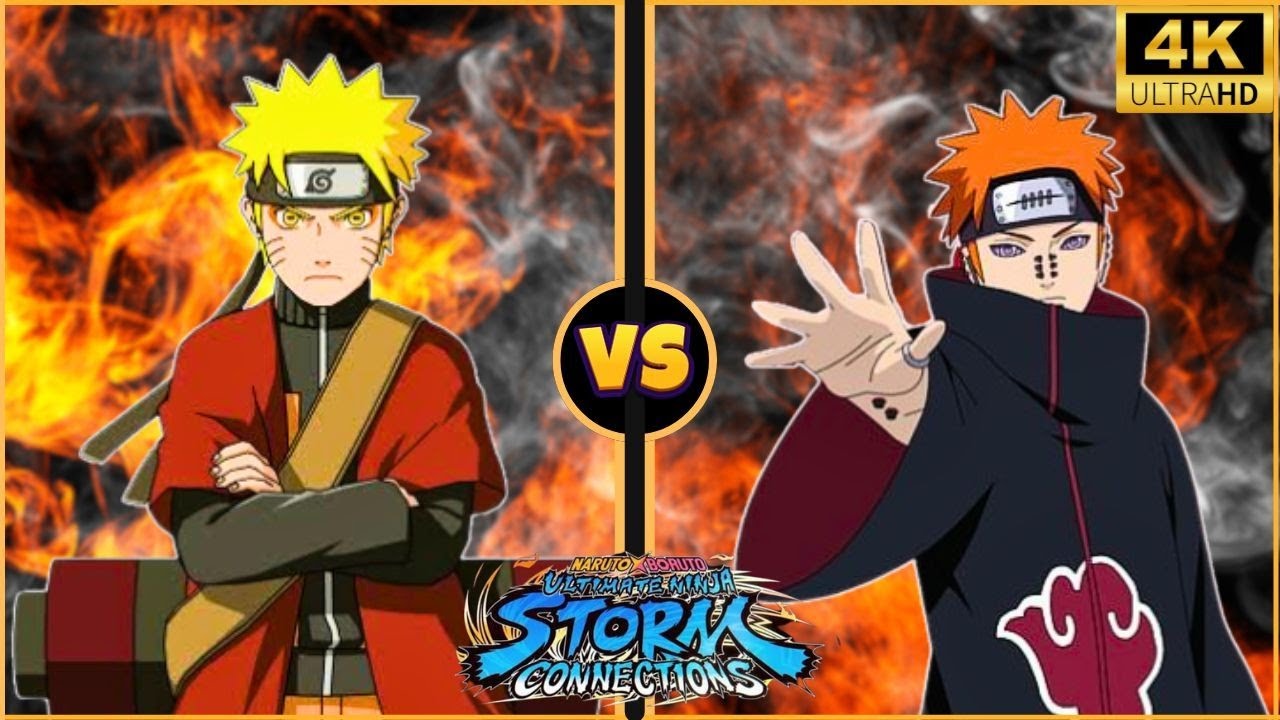 NARUTO SAGE MODE VS PAIN AKATSUKI FULL FIGHT 4K - Naruto x Boruto ...