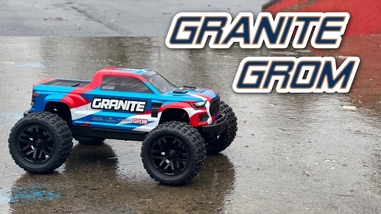 Arrma Granite Grom - First Run im Skate Park - Stock [German] - YouTube