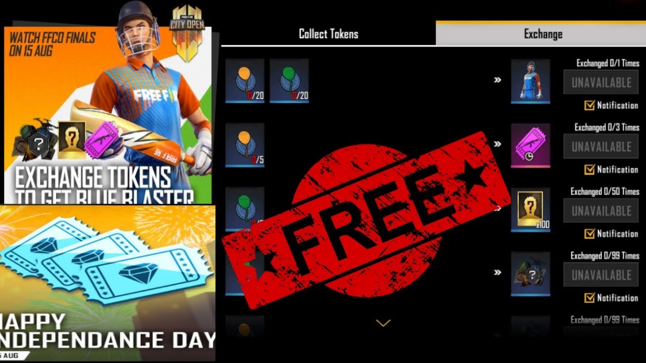 Get free emote | Get free blue Blaster bandal | New free fire event in ...