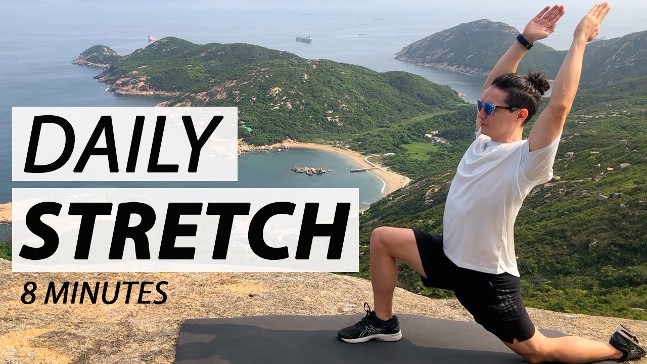Full Body Daily Stretch | 8 MIN | Cool Down | Flexibility and Mobility ...