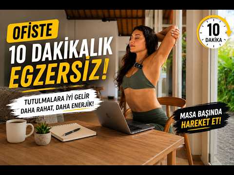 Ofiste Saatlerce Oturanlar İçin 10 Dakikalık Kurtarıcı Egzersiz