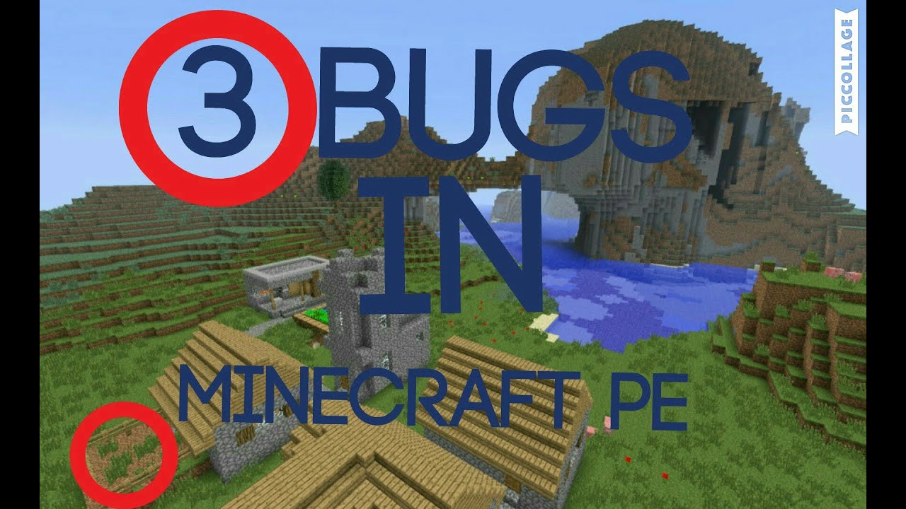 3 Bugs in Minecraft PE (BugSearcher) - YouTube