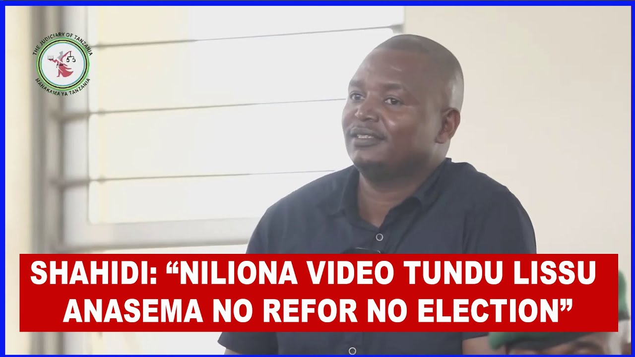 DUH! ULIPITIWA SHAHIDI WA SERIKALI DHIDI YA TUNDU LISSU TAZAMA HAPA ...