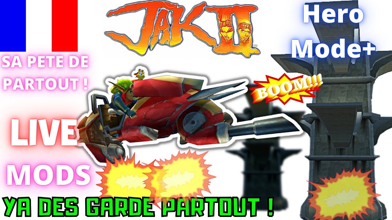 RAGE C ABUSER! JAK 2 HERO MODE + #1 JAK AND DAXTER #OPENGOAL # ...