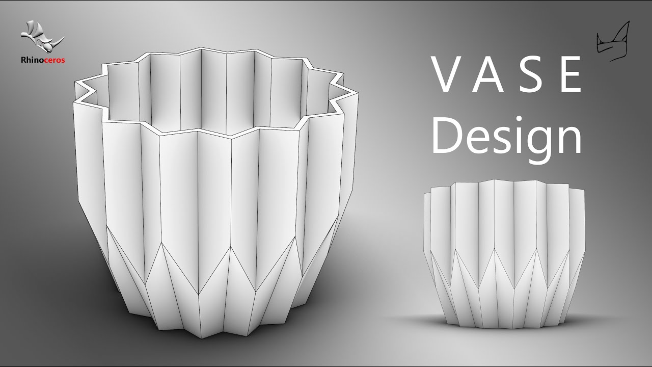 Vase in Rhino 3D - Loft + Array Polar - YouTube