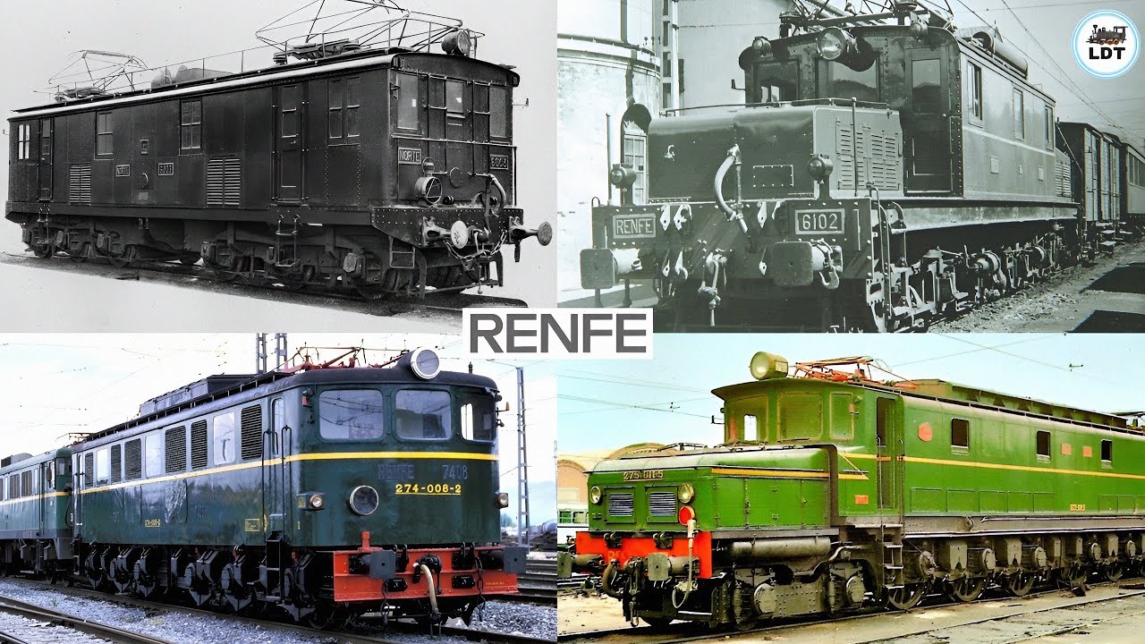 HISTORIA de las LOCOMOTORAS ELÉCTRICAS (Series 260 al 275) de RENFE 🚆 ...