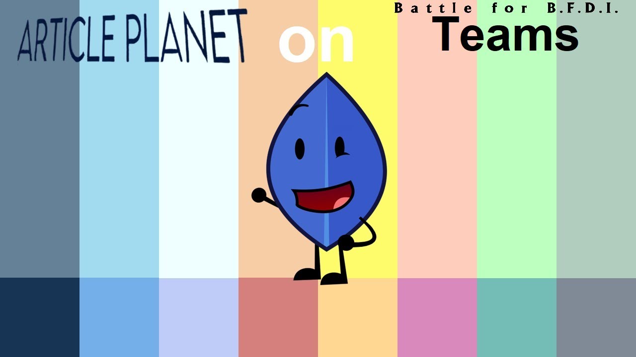 If Article Planet Characters were on BFB Teams - YouTube