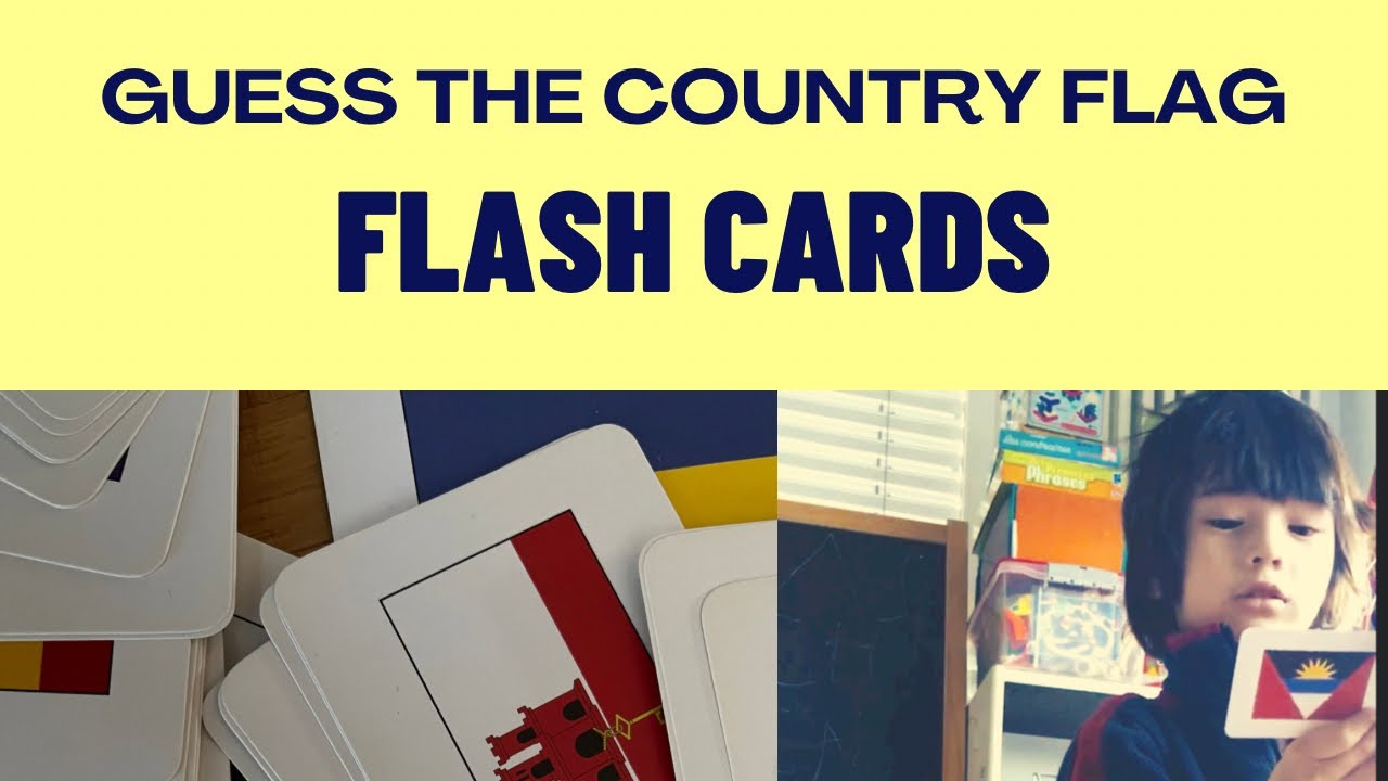 Guess the country flag flash cards - YouTube