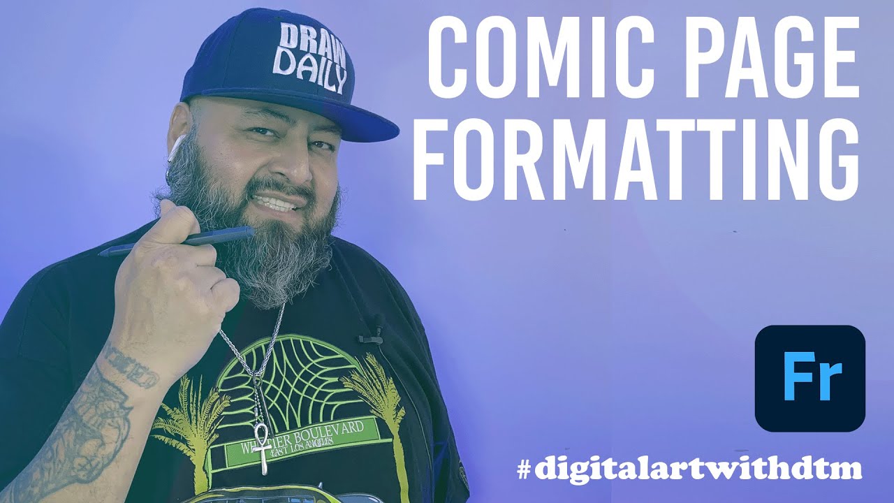 #DIGITALARTWITHDTM - Comic Page formatting from Fresco to Photoshop and ...