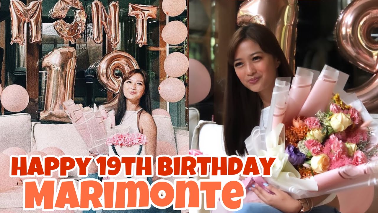 ANAK NI WILLIE REVILLAME NA SI MARIMONTE NAGDIWANG NG KANYANG IKA 19TH ...