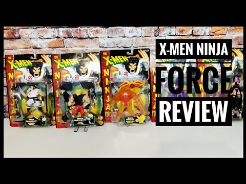 X-Men Ninja Force review 1996 #toybiz #actionfigurereview #xmen - YouTube