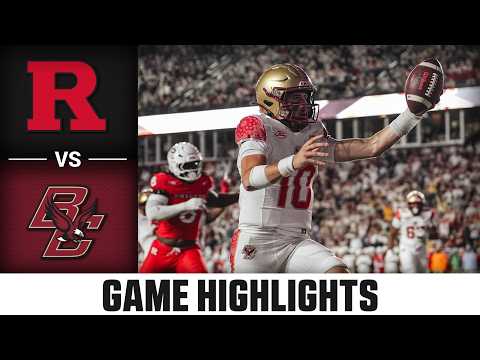 Rutgers vs. Boston College Highlights | 2026 ACC Football