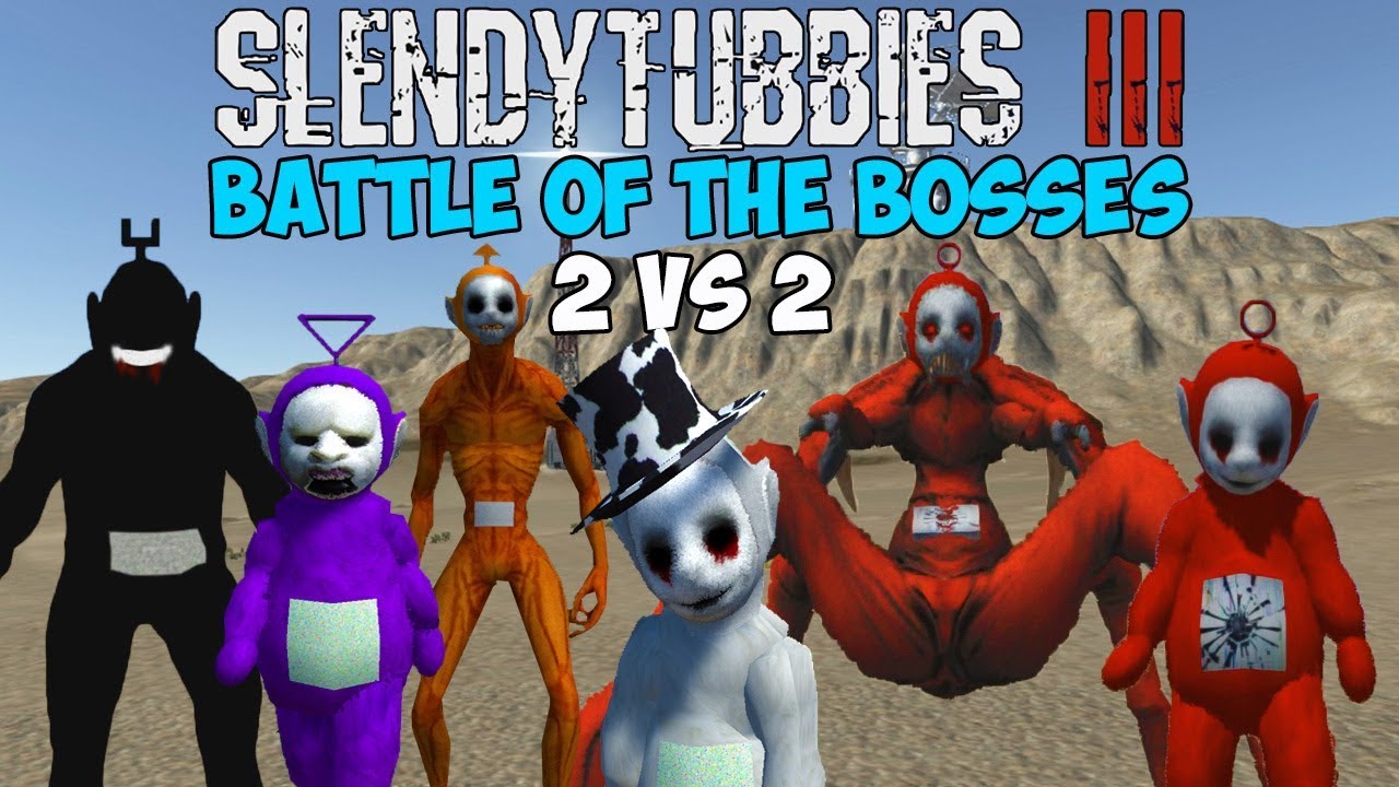 THE CHAMPIONS ARE CROWNED | SLENDYTUBBIES 3 BATTLE OF THE BOSSES 2 VS 2 ...