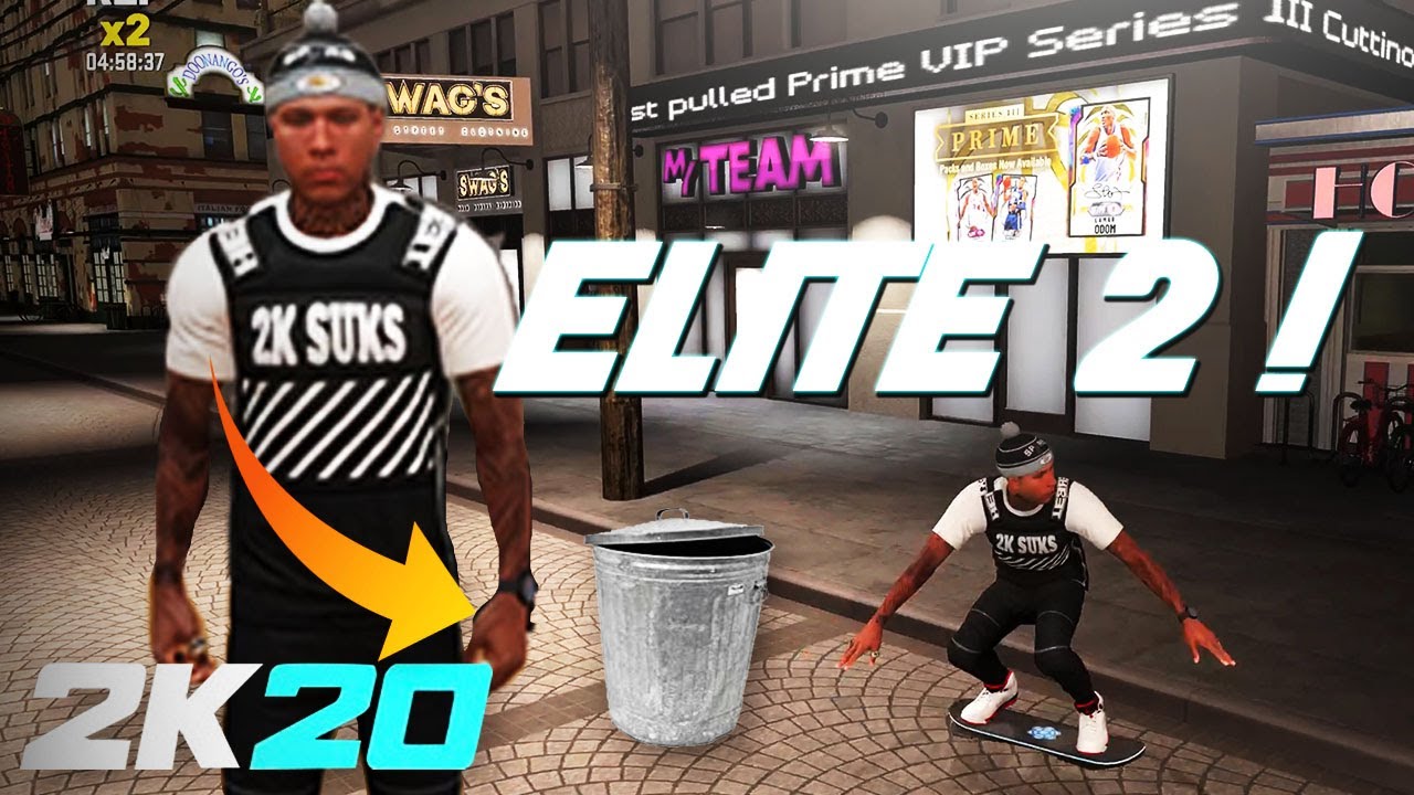 I HIT ELITE 2 IN NBA 2K20! I MADE THE BEST VEST AND BOUGHT A HOVER ...
