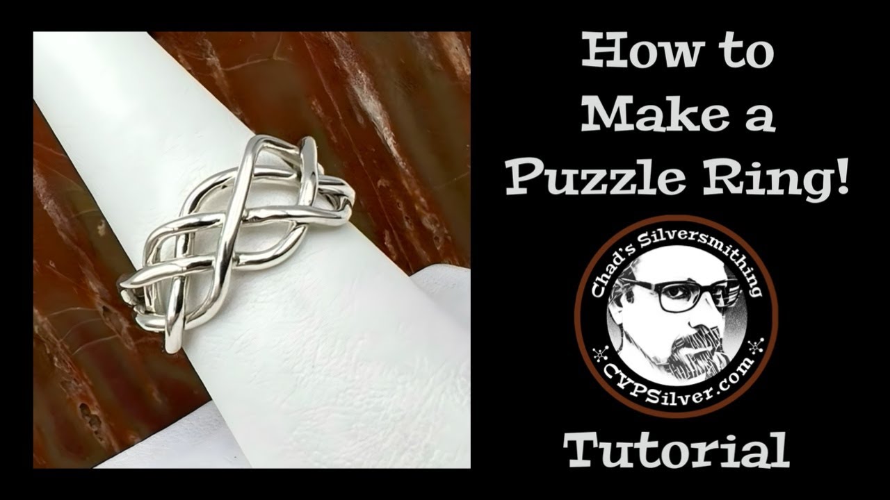 Making a 4 Piece Puzzle Ring: A Silversmithing Tutorial - YouTube