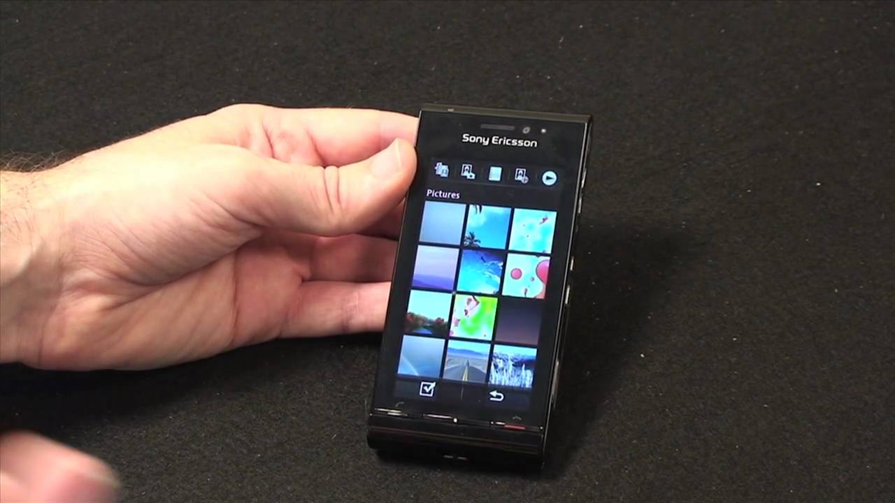 Sony Ericsson Satio Mobile Phone Review - YouTube