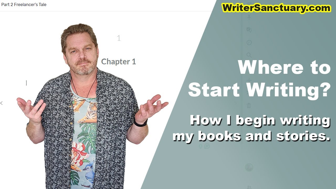 How I Start Writing My Books - Getting the Words Out - YouTube